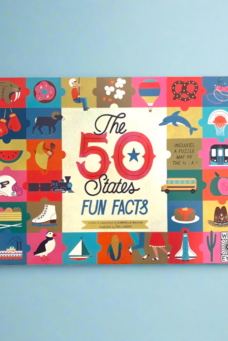 The 50 States Fun Facts Puzzle Activity Book Learning Exploring – Spot