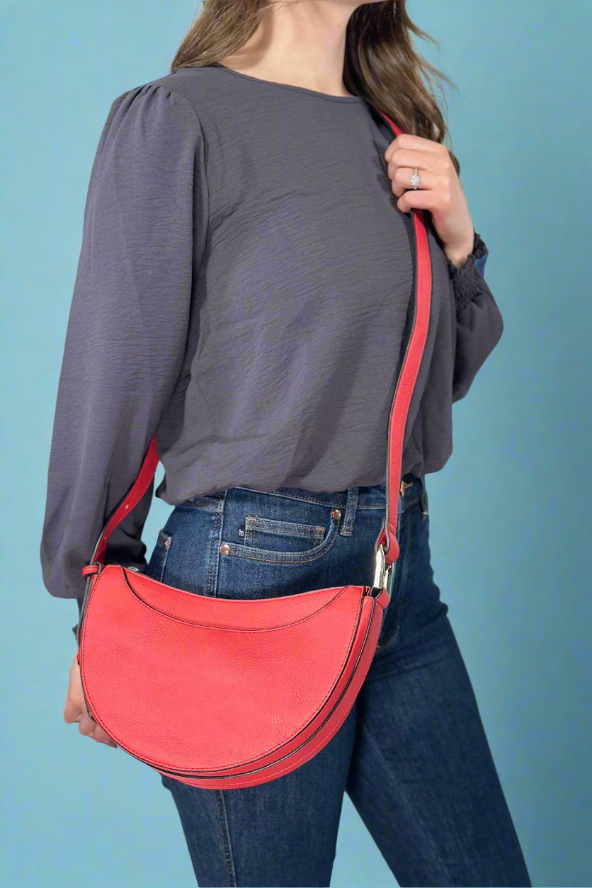 Gianna Crossbody - Poppy K. Carroll Red Zipper 2 Card Case Pop Color – Spot