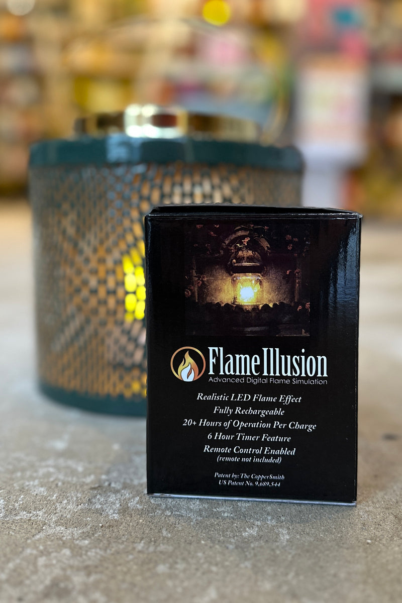 Flame Illusion Candle Home Decoration Lantern Rechargeable LED Light – Spot