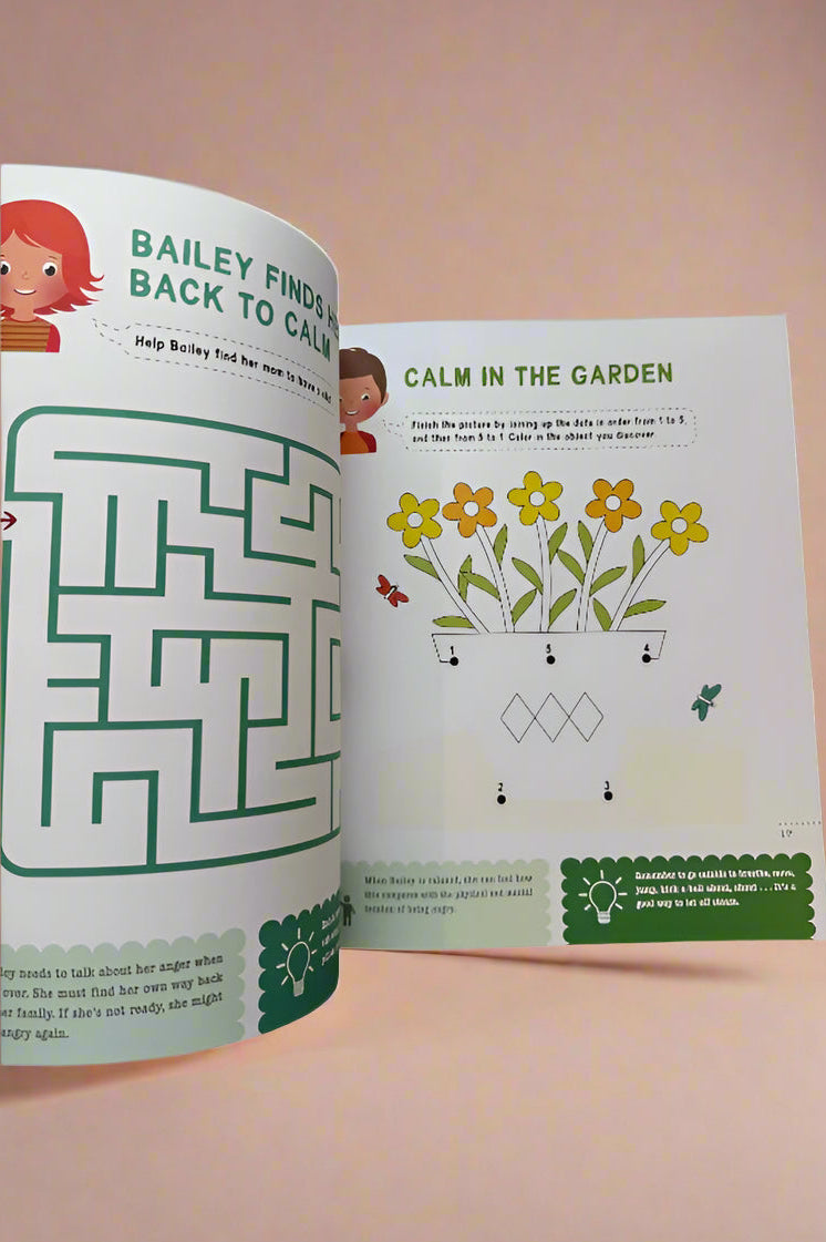 Mindful Kids Activity Book Children Fun Games Craft Exercises – Spot
